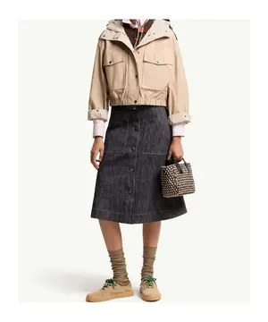 Moncler Hooded Poplin Jacket