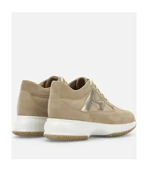 Hogan Interactive Lace-up Sneakers With Logo Detail