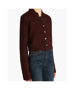 Khaite Cropped Knitted Jacket