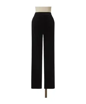Max Mara Velvet-texture Side-stripe Tailored Trousers