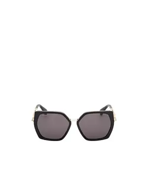 Max Mara Geometric-frame Sunglasses - Gray