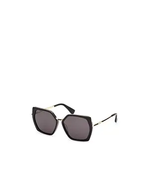 Max Mara Geometric-frame Sunglasses - Gray