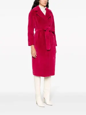 Herno Belted Faux Fur Coat