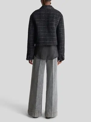 Etro Checked Embroidered Coat - No