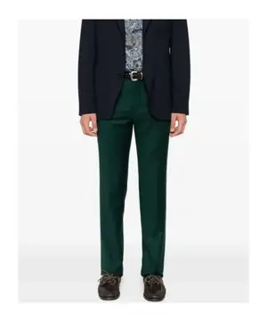 Etro Button Fly Trousers - Black