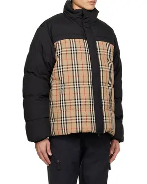 Burberry Checked Reversible Padded Jacket