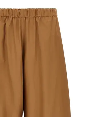 Fabiana Filippi Elasticated Waistband Wide-leg Trousers - Brown