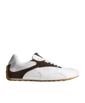Bottega Veneta Orbit Flash Sneakers - Optical White/espresso