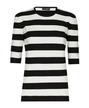 Dolce & Gabbana Striped Crewneck Sweater