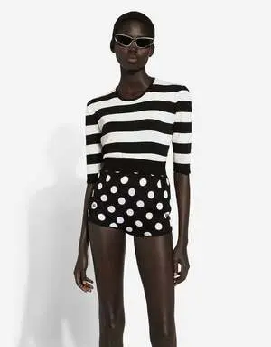 Dolce & Gabbana Striped Crewneck Sweater