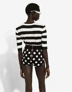 Dolce & Gabbana Striped Crewneck Sweater