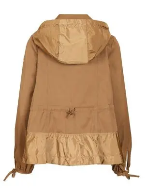 Moncler Adenium Drawstring Hooded Jacket - Camel
