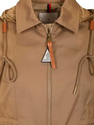 Moncler Adenium Drawstring Hooded Jacket - Camel