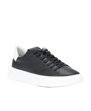 Philippe Model Temple Veau Lace-up Sneakers - Black
