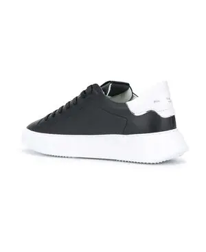 Philippe Model Temple Veau Lace-up Sneakers - Black