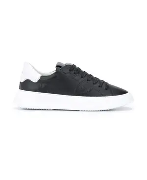 Philippe Model Temple Veau Lace-up Sneakers - Black