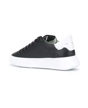 Philippe Model Temple Veau Lace-up Sneakers - Black