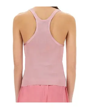TOM FORD Ribbed Knit Sleeveless Top - Pink