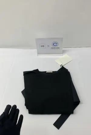 Moncler Drawstring Crewneck T-shirt Dress - Black