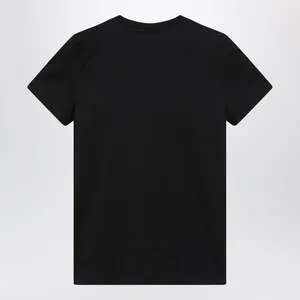 Max Mara Spadino Graphic Printed Jersey T-shirt - Black