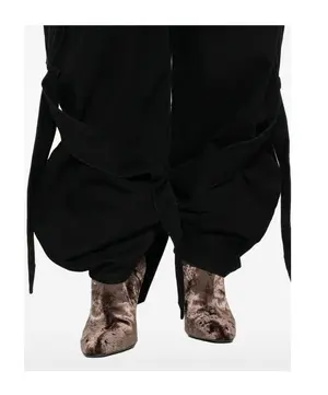 Attico Belted Loose Fit Jeans