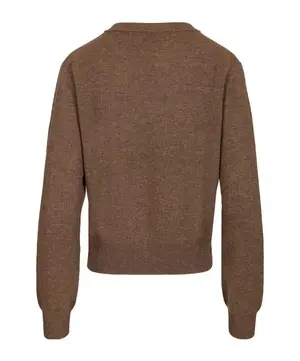 LISA YANG Greer Crewneck Knitted Sweater - Green