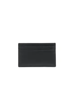 Alexander McQueen Logo Printed Card Holder - Black