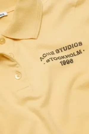 Acne Studios Short Sleeve Printed Polo T-shirt