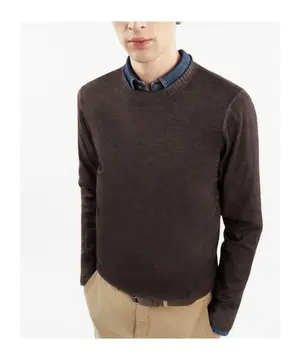 FAY Crewneck Jumper With Embroidered Logo - Black