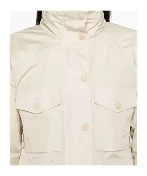 Moncler High-neck Drawstring Coat