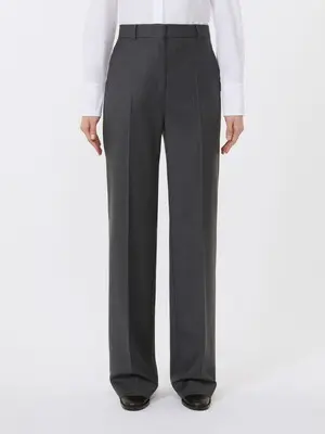 Max Mara Lambro Tailored Trousers - Dark Gray