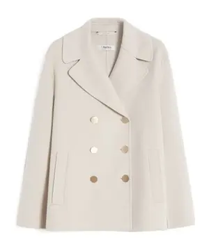 Max Mara Margot Double-breasted Tailored Wool Blazer