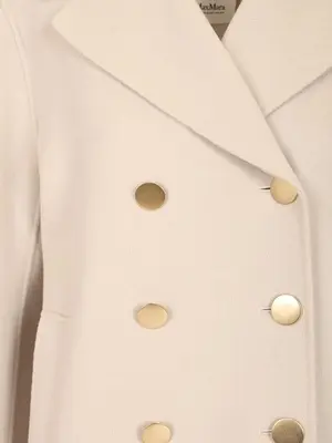 Max Mara Margot Double-breasted Tailored Wool Blazer - Sand-colored