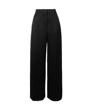 Balmain Crepe Straight-leg Tailored Trousers