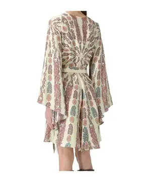 Etro Paisley Belted Mini Dress