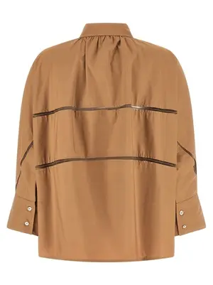 Fabiana Filippi Embellished Cotton Poplin Shirt