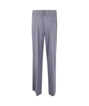 P.a.r.o.s.h Pleated Wool Trousers - Gray