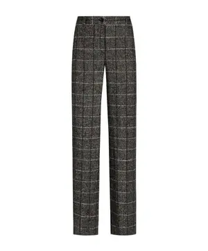 Dolce & Gabbana Check Pattern Tailored Trousers