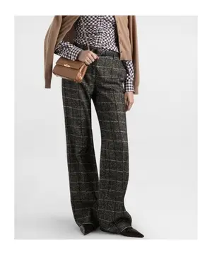 Dolce & Gabbana Check Pattern Tailored Trousers