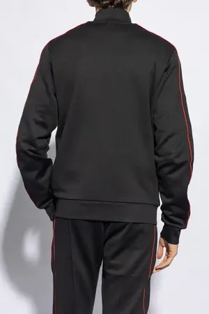 DIESEL® Logo Embroidered Zip-up Cardigan