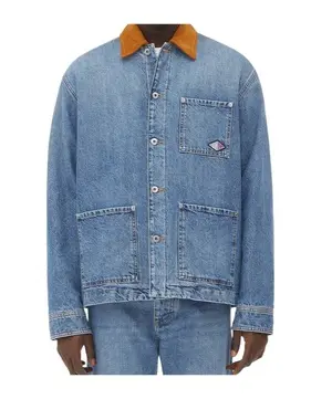 Bottega Veneta Long Sleeved Padded Denim Jacket