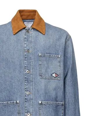 Bottega Veneta Long Sleeved Padded Denim Jacket