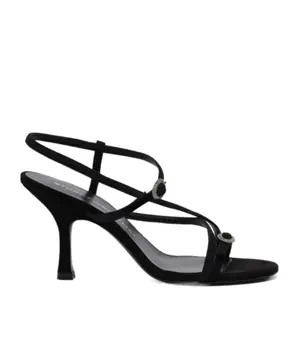 STUART WEITZMAN Kensington Strappy Sandal 85 - Black