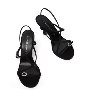 STUART WEITZMAN Kensington Strappy Sandal 85 - Black