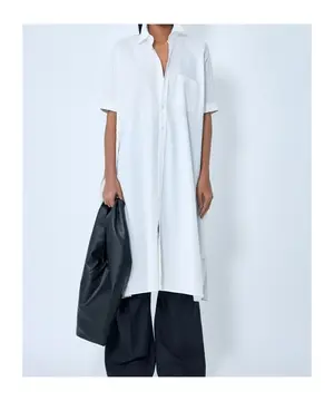 MAISON MARGIELA Side Slit Midi Dress