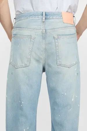 Acne Studios 2021m Regular Fit Distressed Jeans - Gray