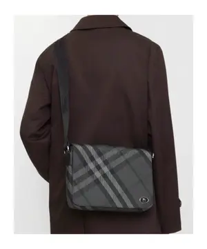 Burberry Grid Messenger Bag