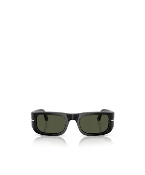 Persol Geometric Frame Sunglasses - Black