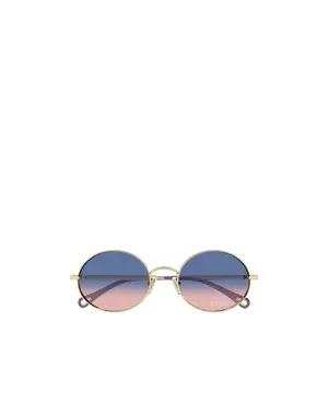 Chloé Oval-frame Sunglasses - Blue