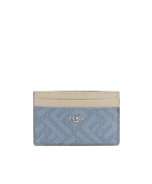 Fendi Shadow Card Holder - Blue